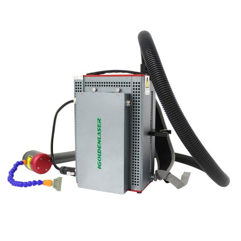 Portable Backpack Laser Cleaning Machine IGCL-MOPA - iGOLDENLASER