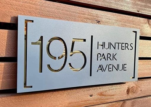 Laser Cutting Machime for Metal Address Signs