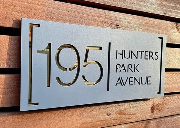 Laser Cutting Machime for Metal Address Signs